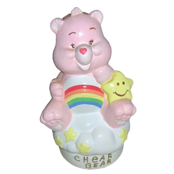 Unbranded | Art | Care Bears Ceramic Chear Cheer Bear Figurine | Poshmark